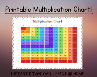 Times Table Printable | Etsy