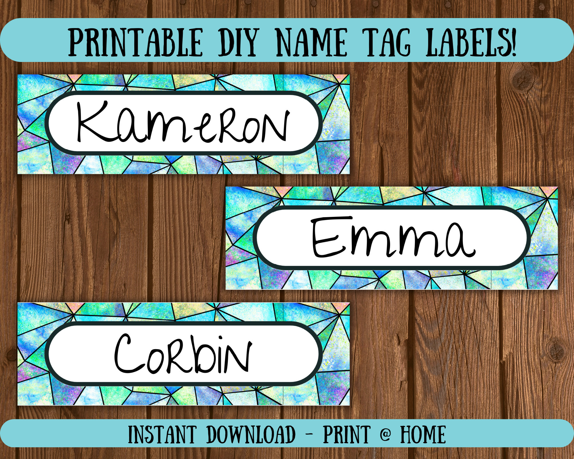 Desk Name Labels, Classroom Name Labels, Cubby Label, Name Tags, Back ...