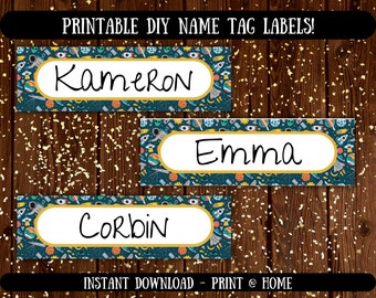 Editable Classroom Desk Name Tags Student Desk Name Labels - Etsy