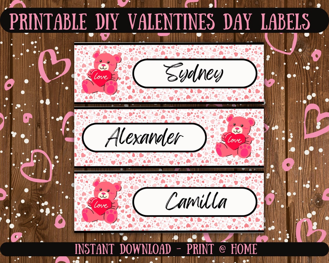 Desk Name Labels, Classroom Name Labels, Cubby Label, Name Tags ...