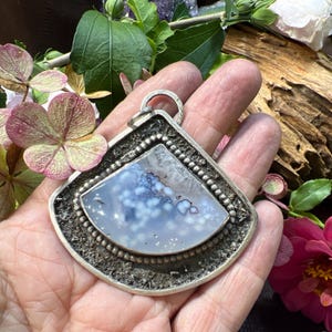 Gorgeous Handmade Sterling Agate Pendant - Etsy