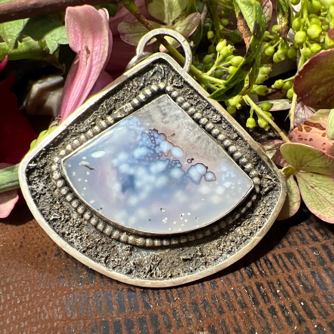 Gorgeous Handmade Sterling Agate Pendant - Etsy