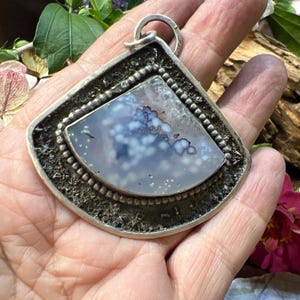 Gorgeous Handmade Sterling Agate Pendant - Etsy