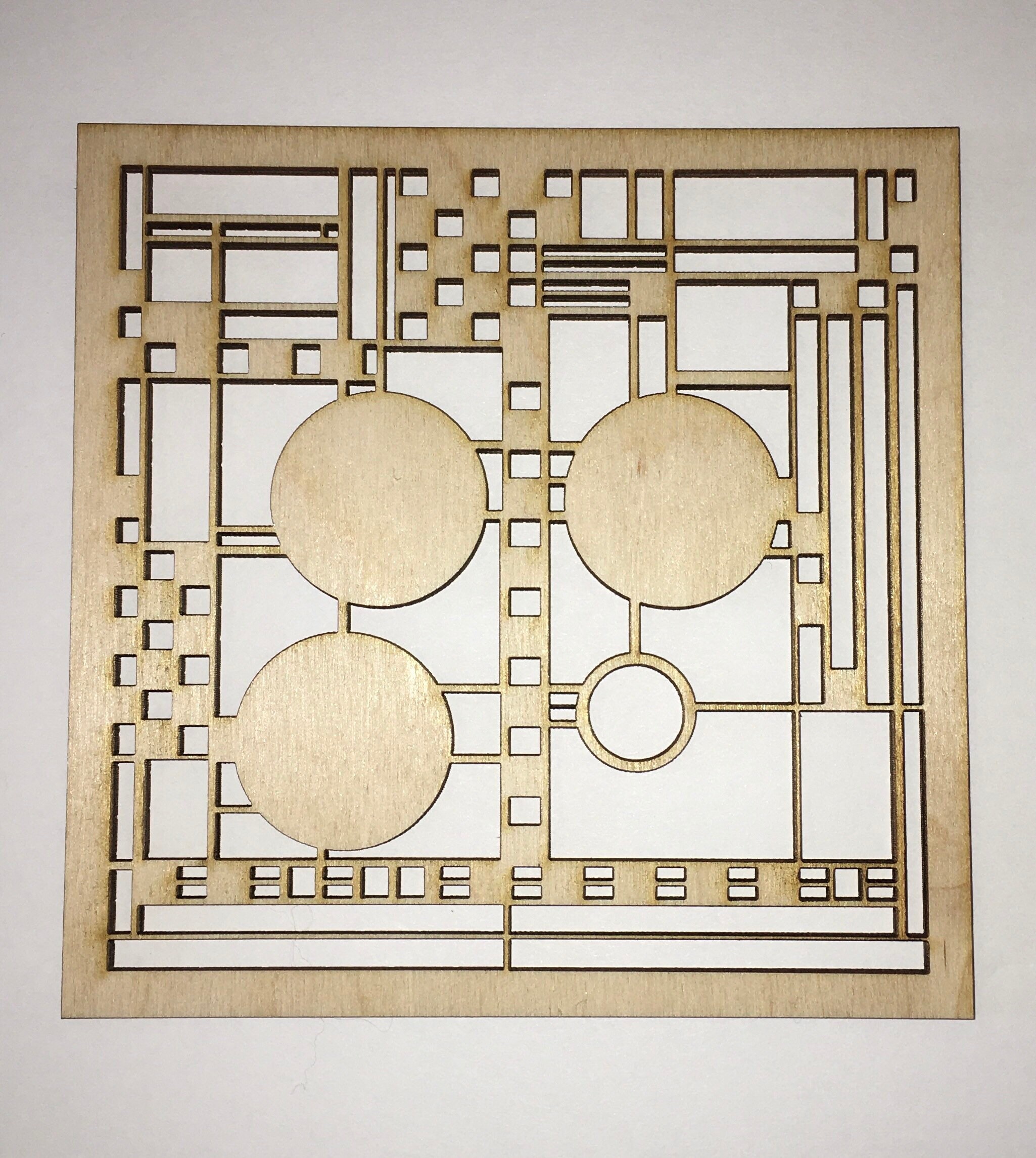 Geometric Design Trivets Set of Four - Etsy