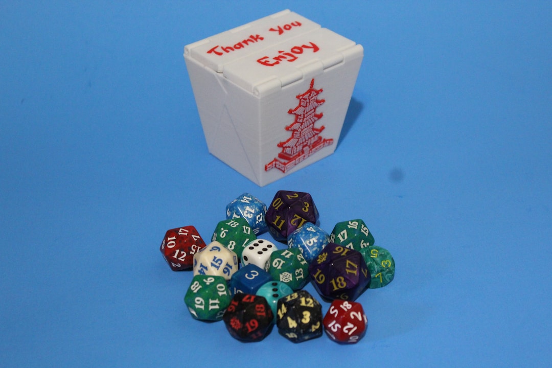 Chinese Takeout Dice Box - Etsy