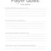 Player Goals Worksheet - Etsy