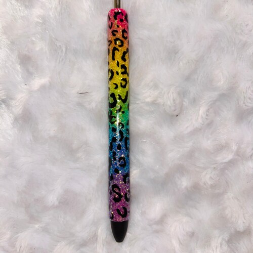 Leopard Print Glitter Pen/ Planner Accessories/ Cheetah Print - Etsy