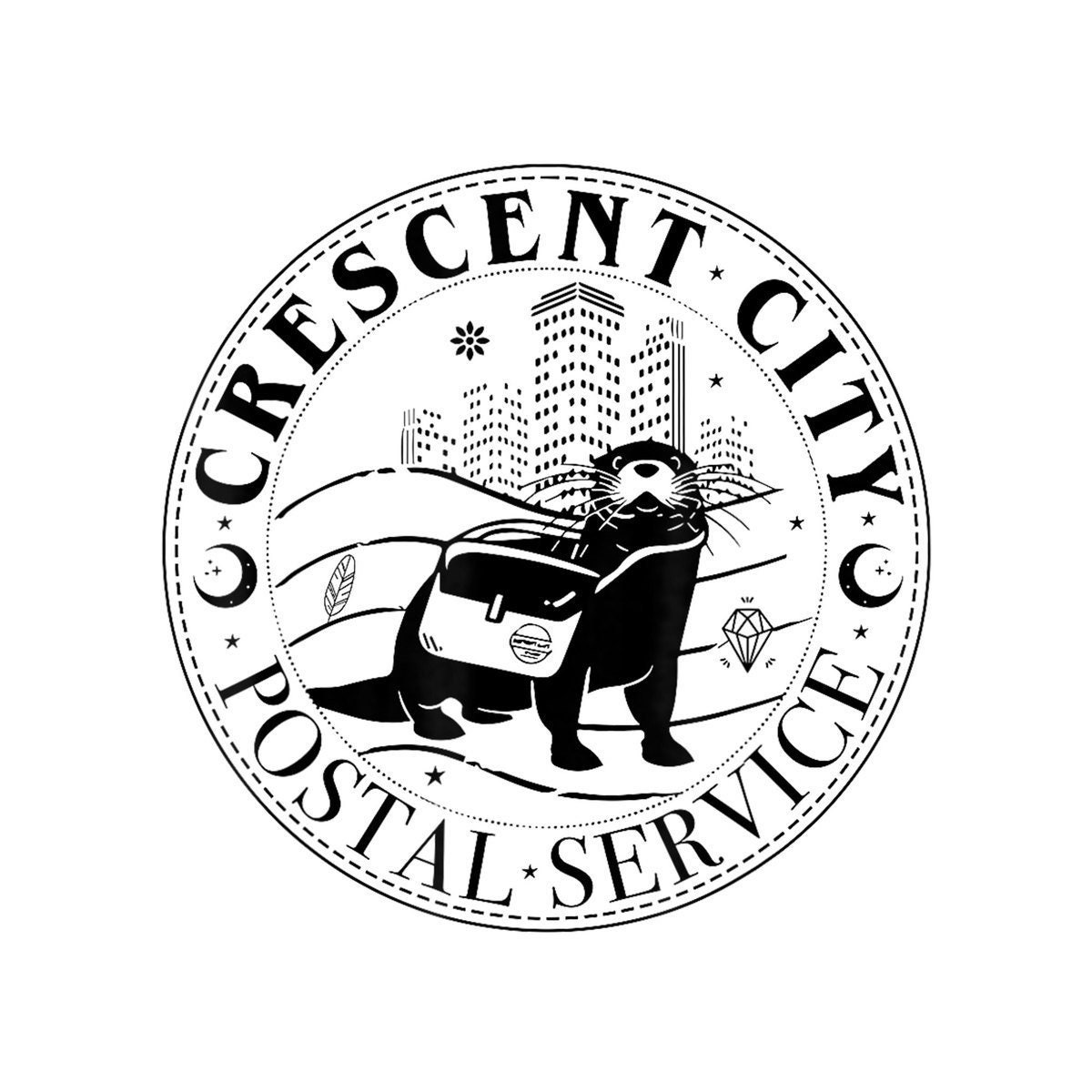 Crescent City Postal Service Messenger Otter Crescent City Digital PNG ...