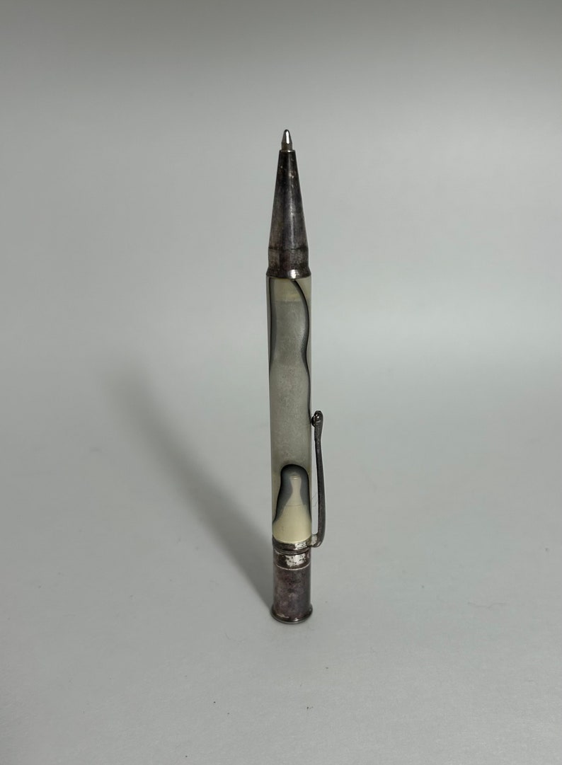 Sterling Silver Tipped Retro Vintage Ball Point Pen With Twist Action ...