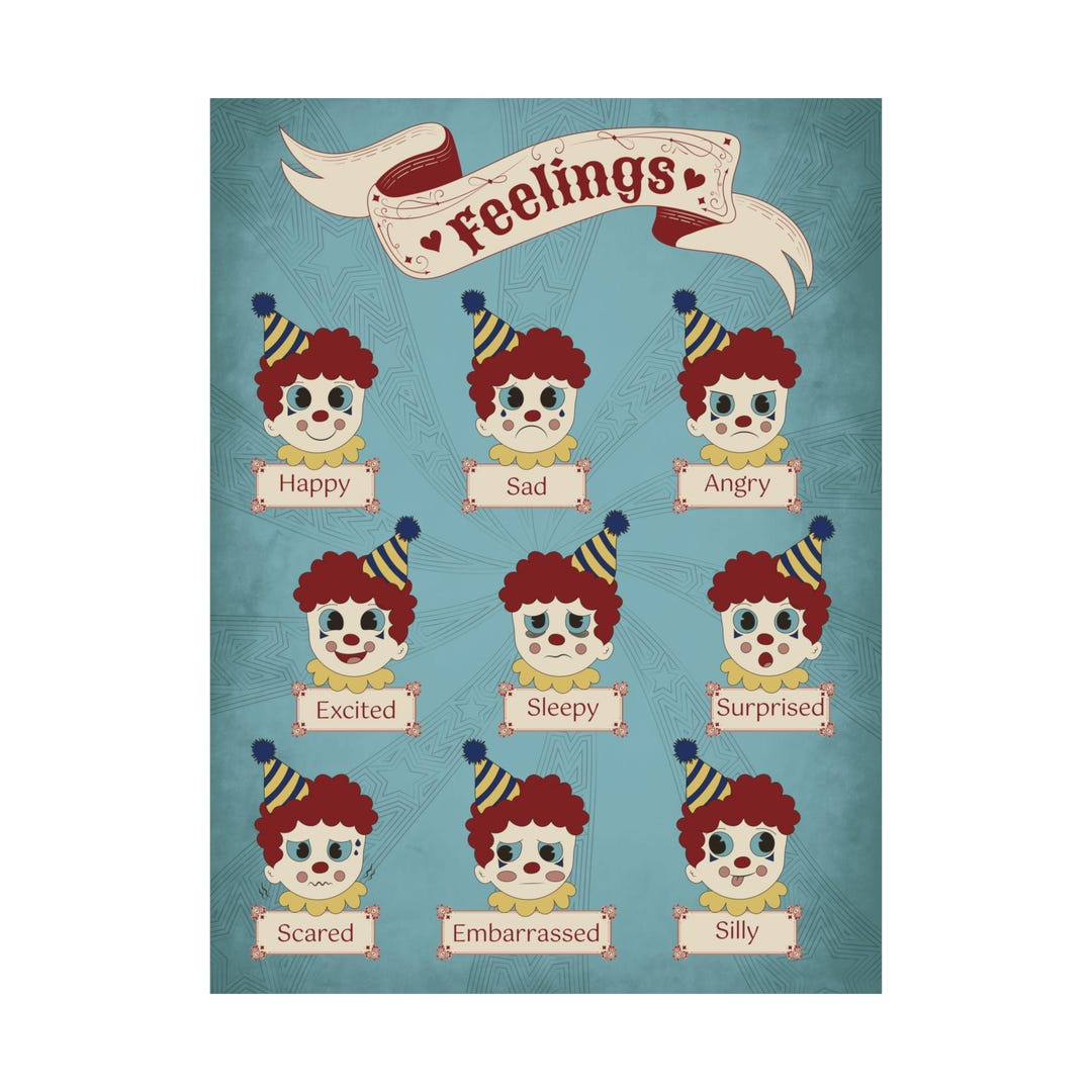 Circus Feelings Poster - Etsy