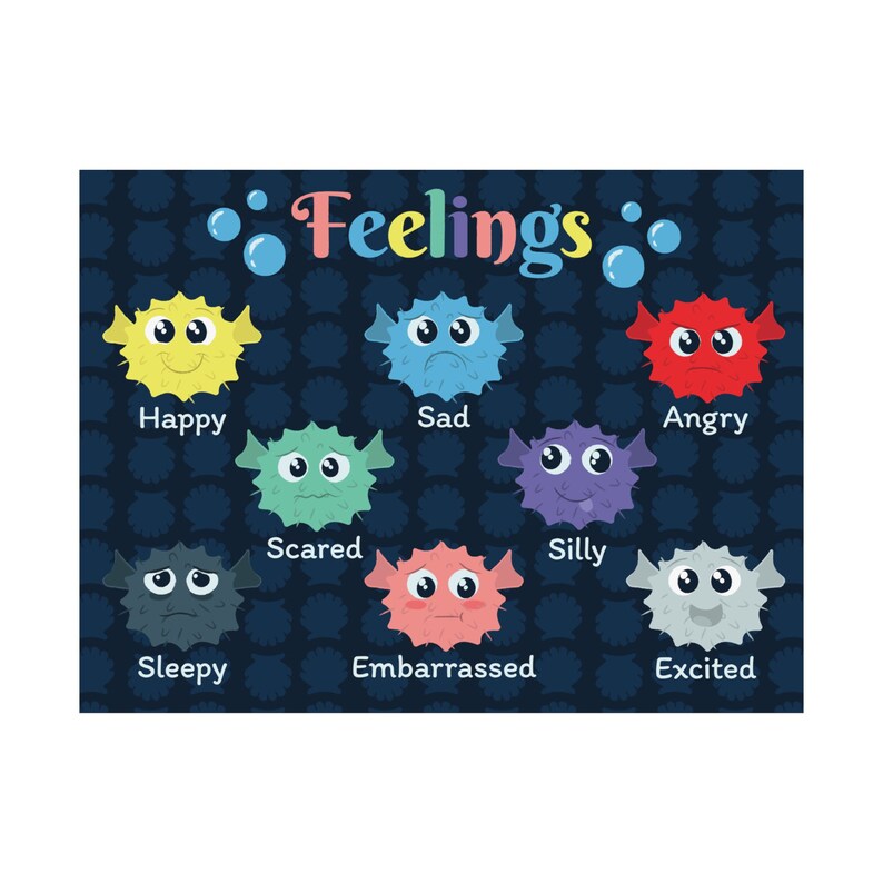 Under the Sea Feelings Poster - Etsy
