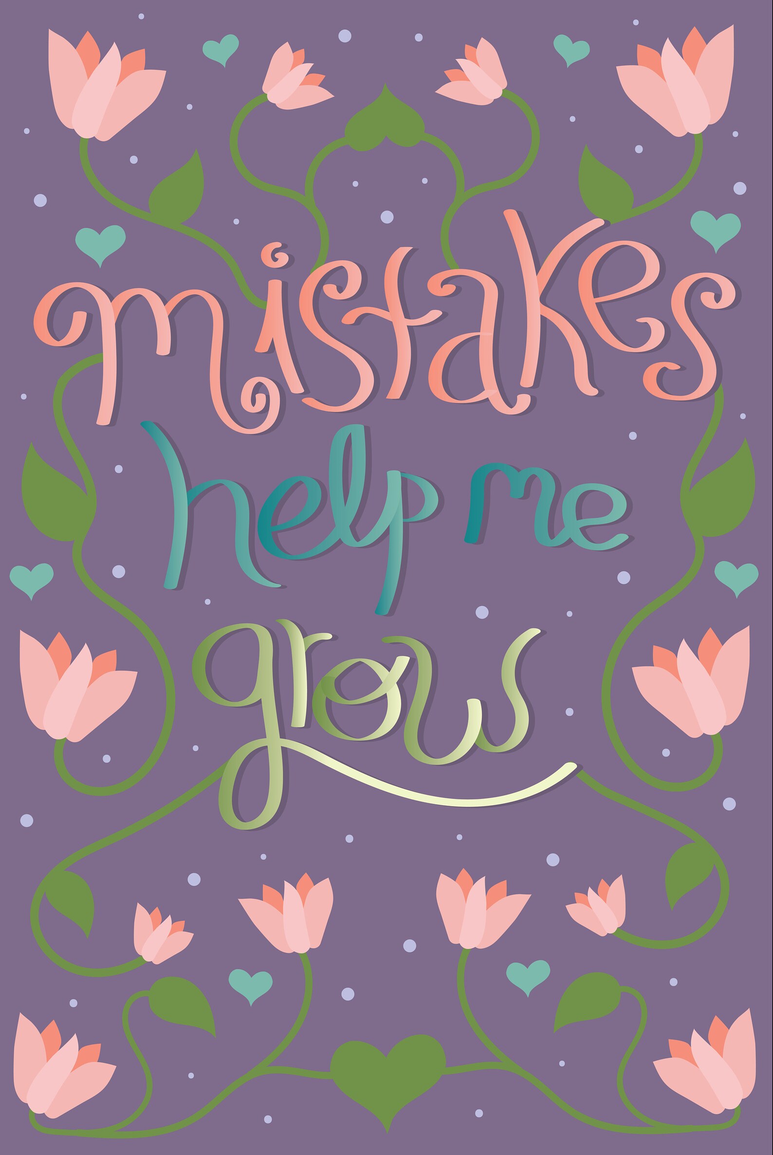 Flowery Motivational Classroom Poster - Etsy