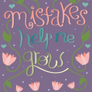 Flowery Motivational Classroom Poster - Etsy