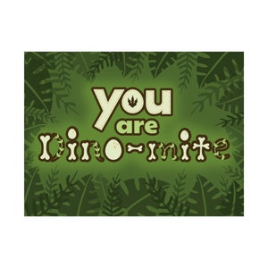 You Are Dino-mite Classroom Poster - Etsy
