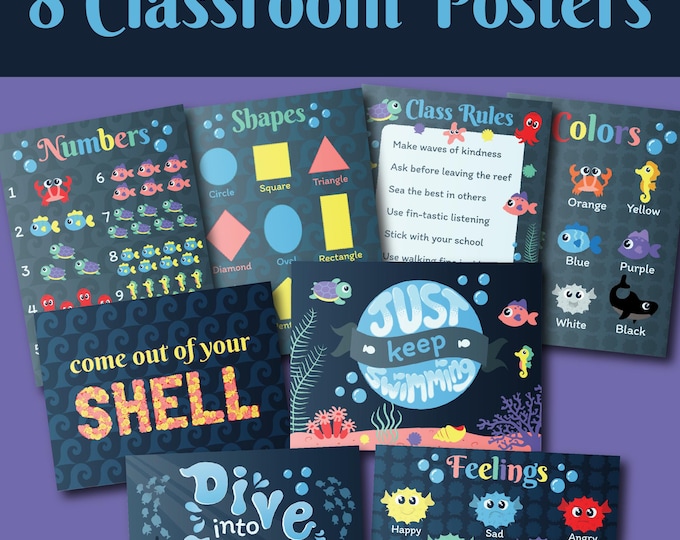 Teachers School Bulletin Board for Preschool Classroom/it’s O-fish-ally ...