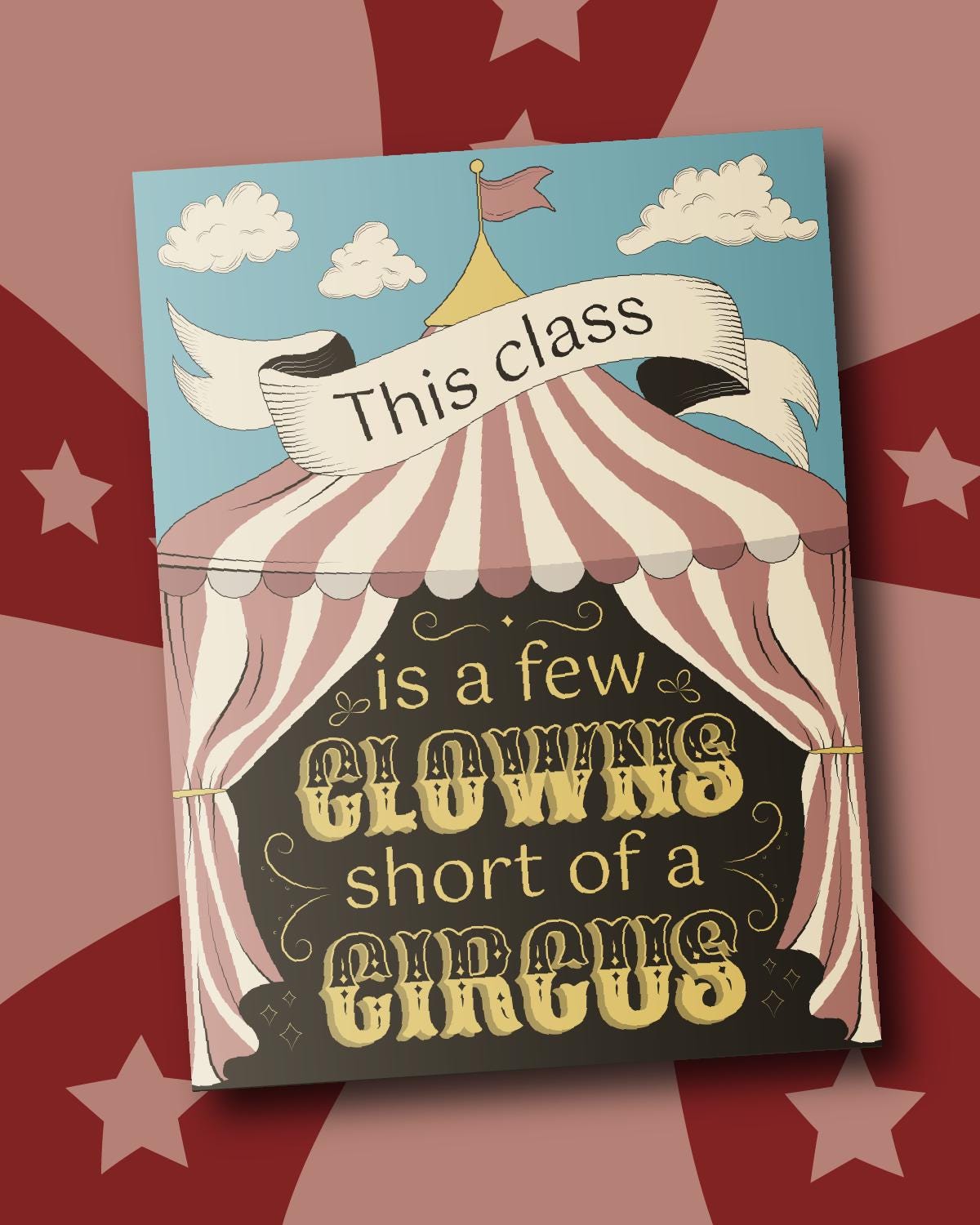 Printable Circus Classroom Poster Set - Etsy