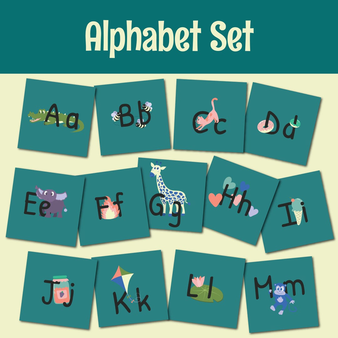 Classic Pastel Classroom Alphabet - Etsy