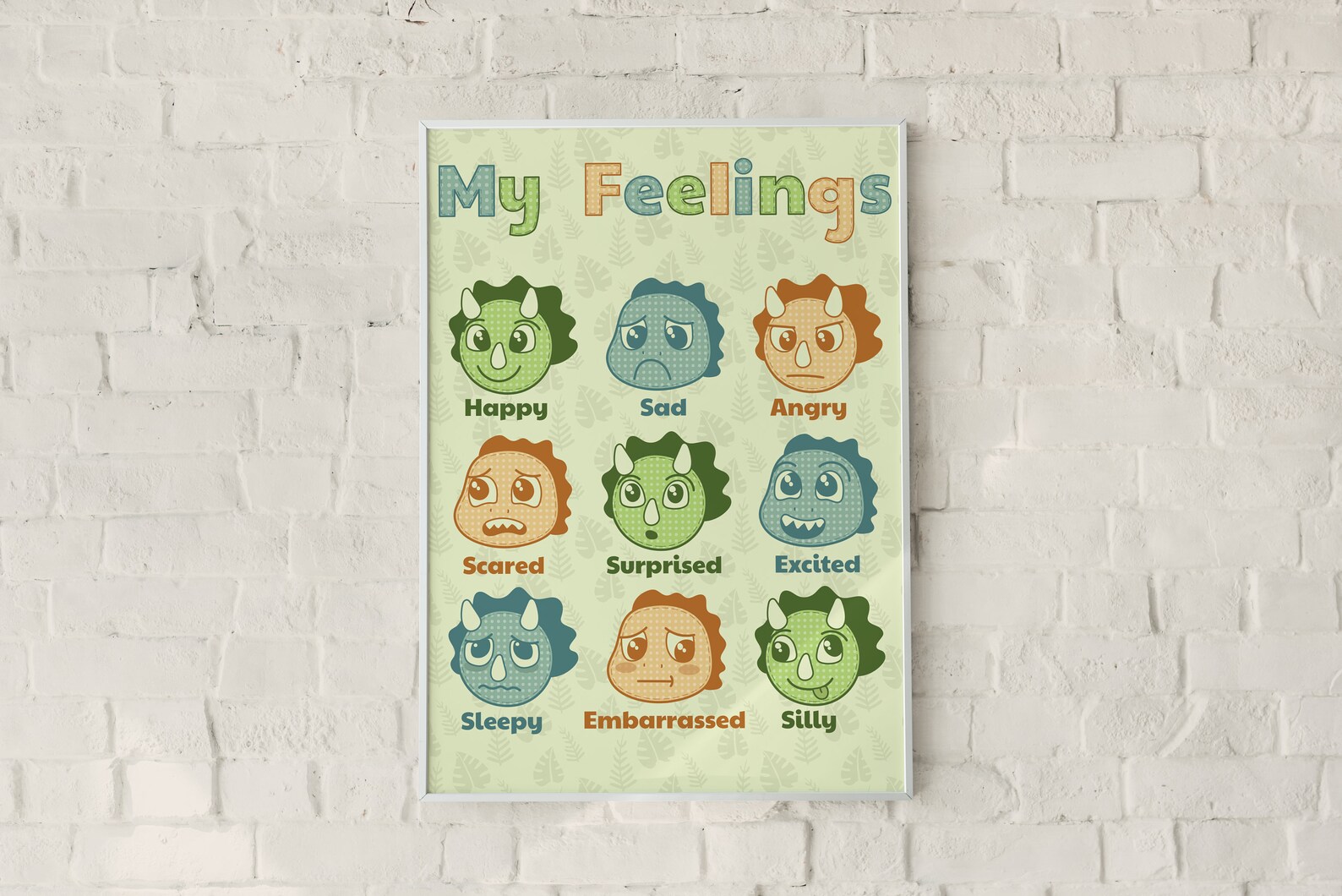 Dino Feelings Classroom Posters - Etsy UK