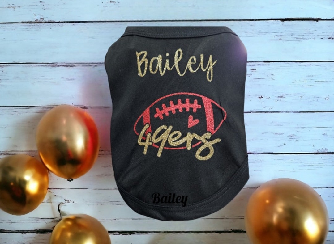 San Francisco 49er Dog T-shirt, Sizes XS to XXLG - Etsy