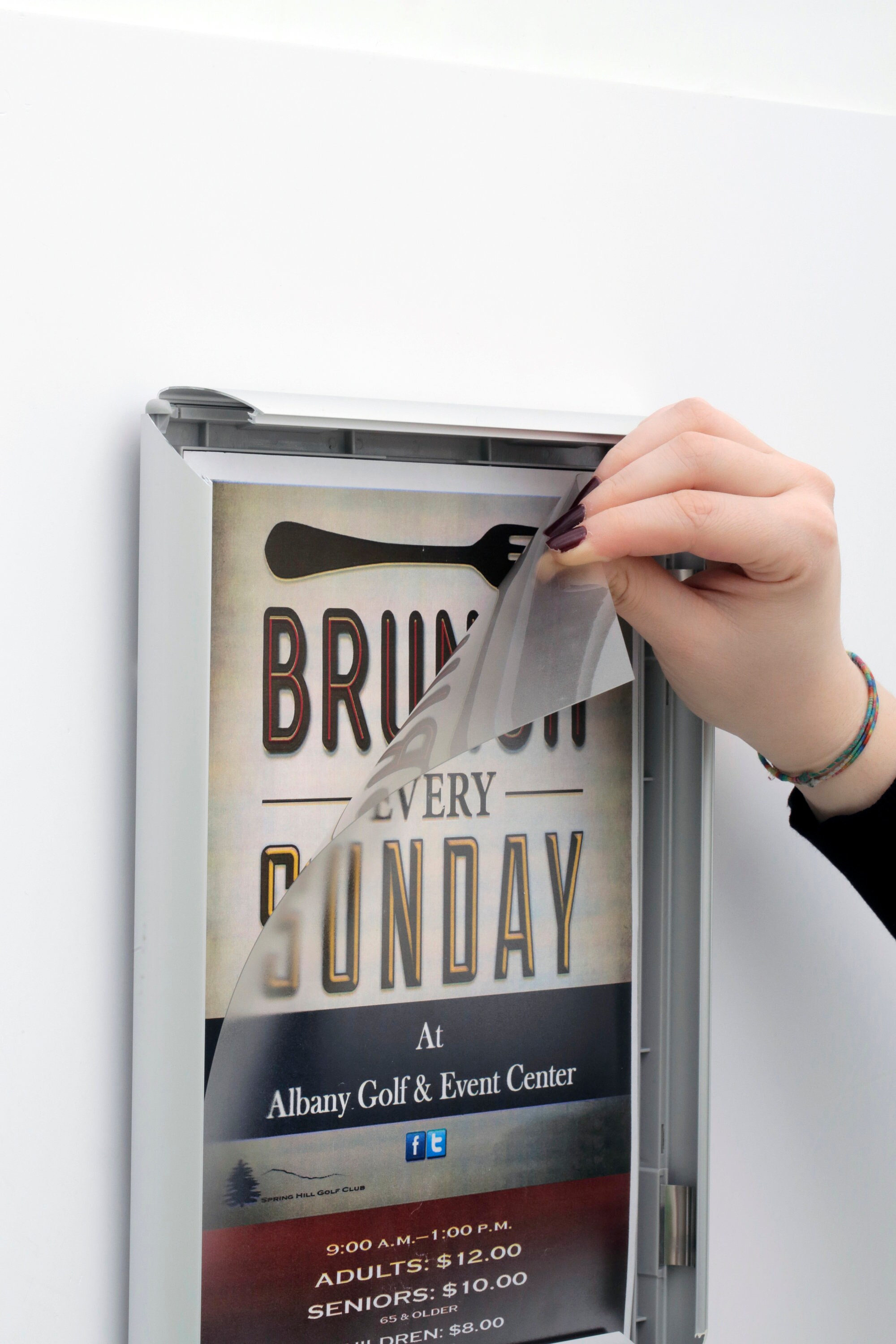 Sliver Aluminum Snap On Poster Frames Visual Arts Craft Supplies ...