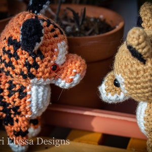 Amigurumi Tiger & Thylacine (tasmanian Tiger) Pattern Bundle | PDF ...