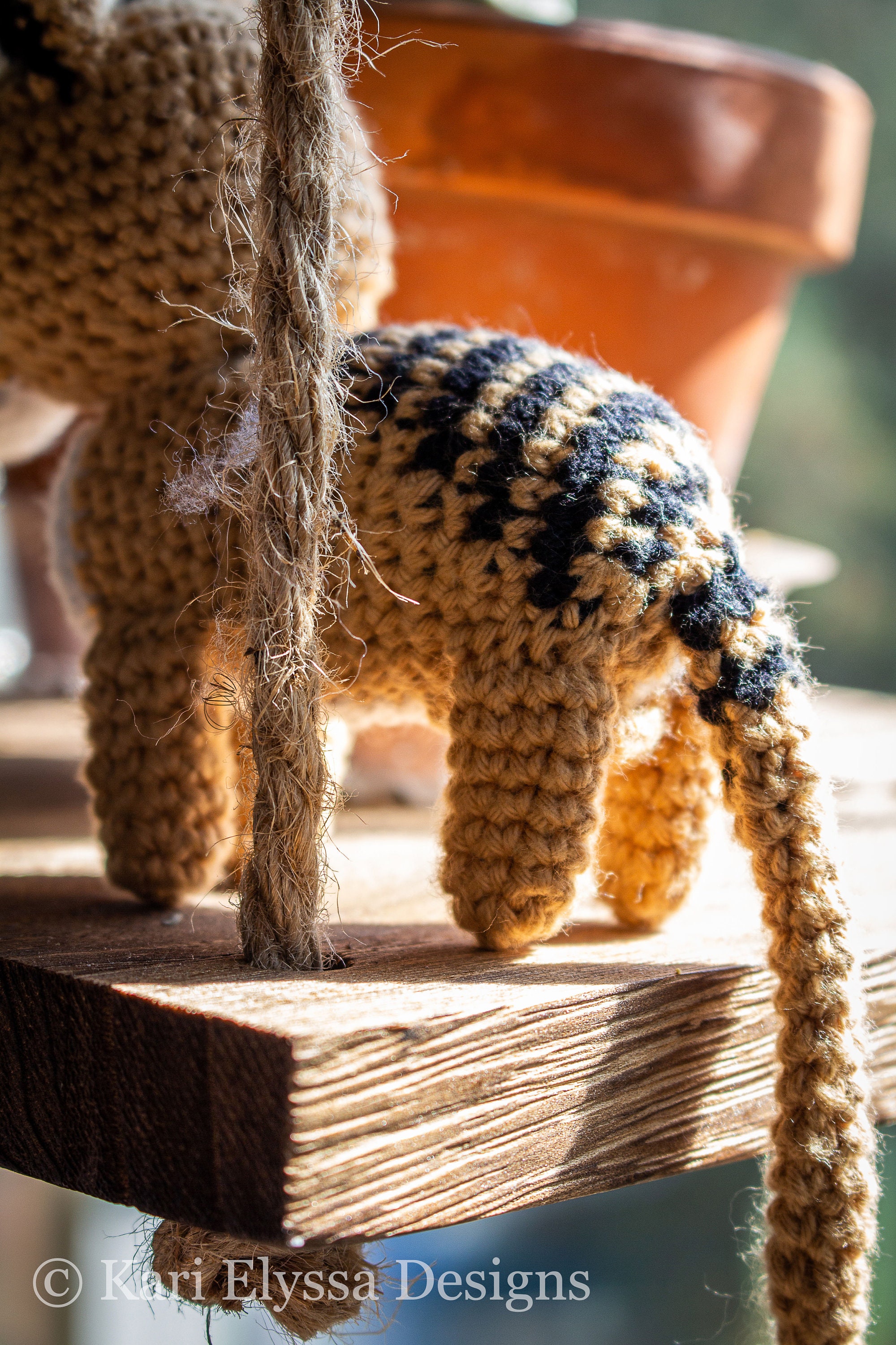 Amigurumi Thylacine (tasmanian Tiger) Crochet Pattern | PDF Pattern ...