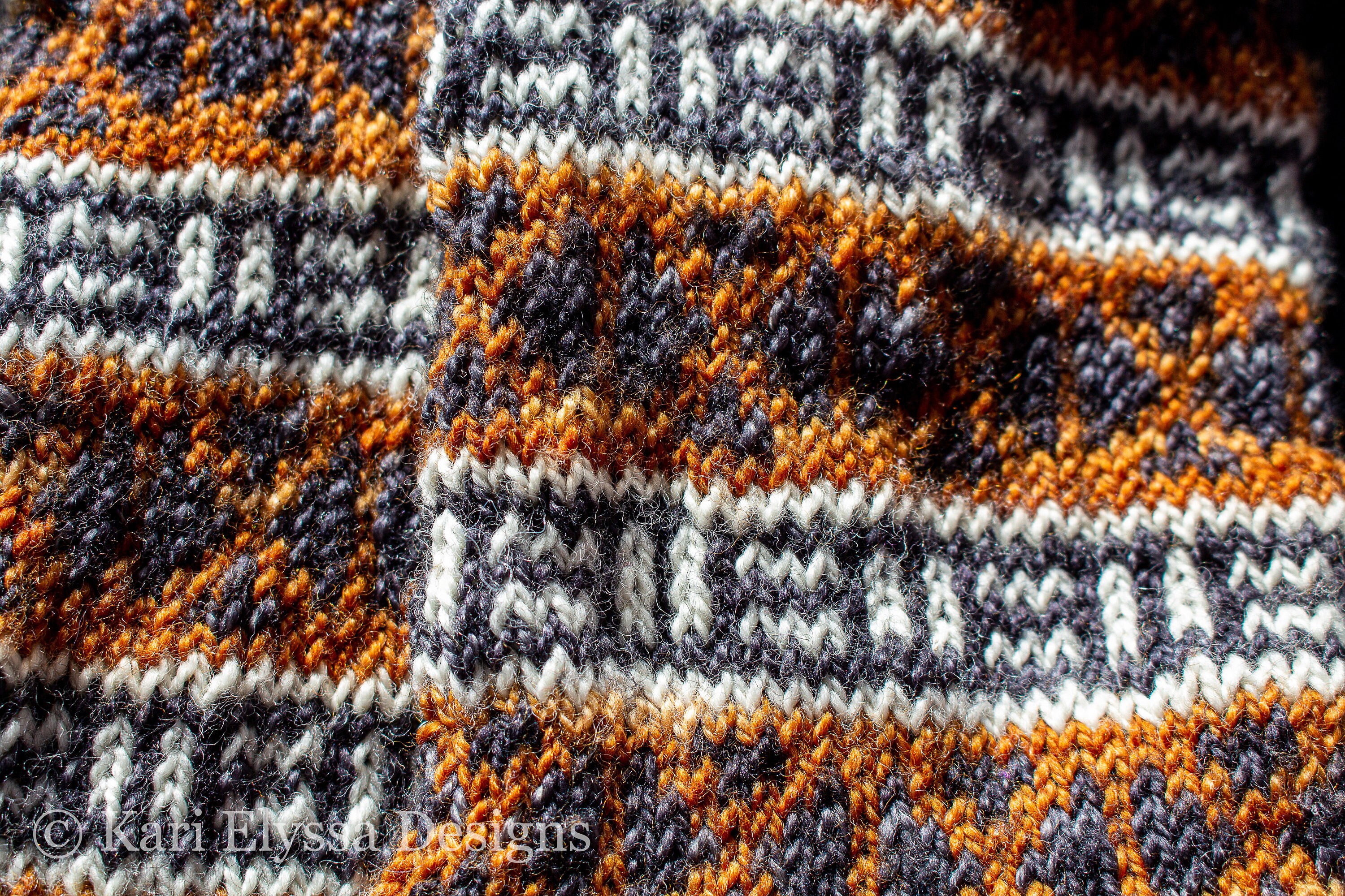 Ebony African Print Sock Knitting Pattern | PDF Pattern | Instant ...