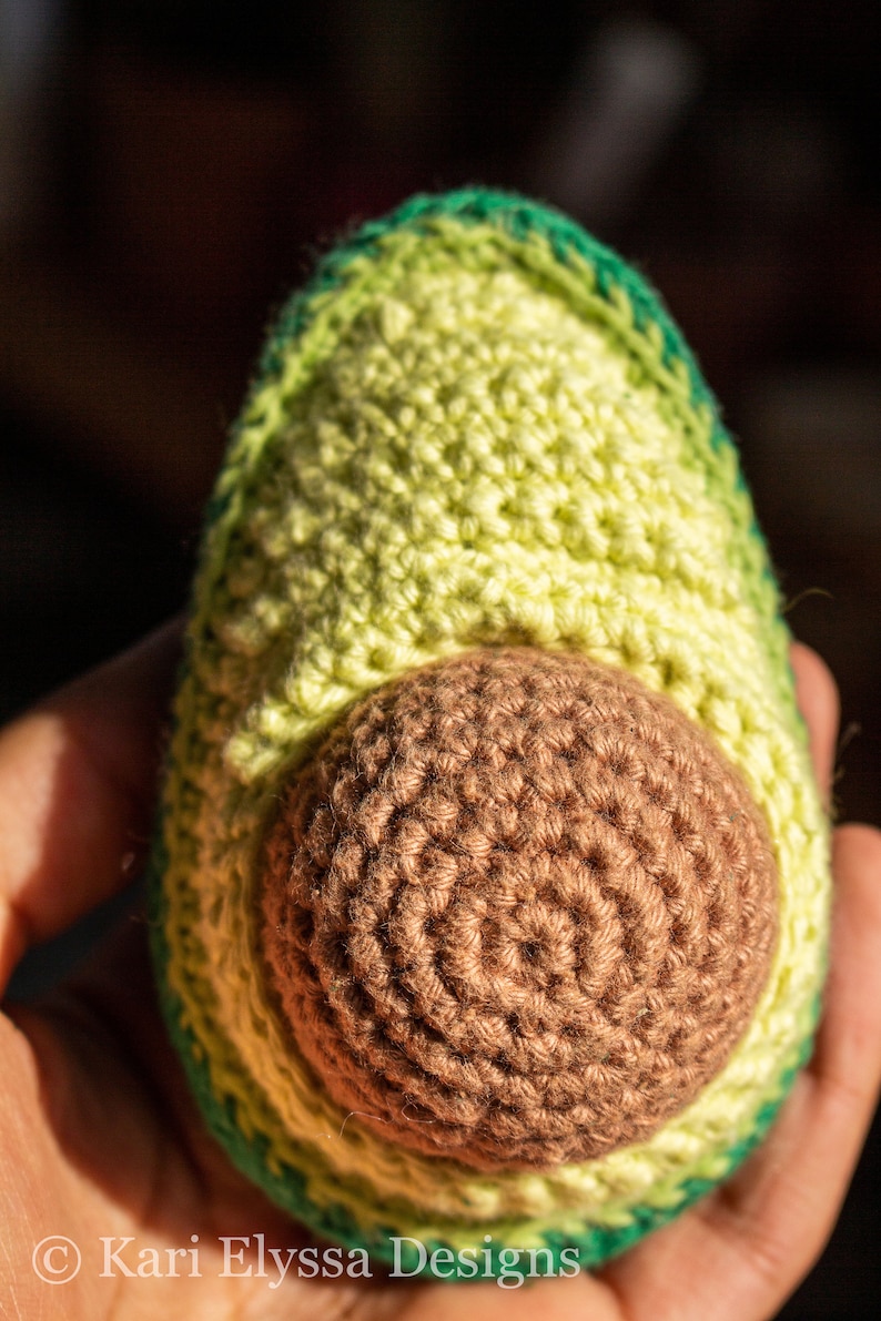 Amigurumi Avocado Crochet Pattern | PDF Pattern | Instant Download ...