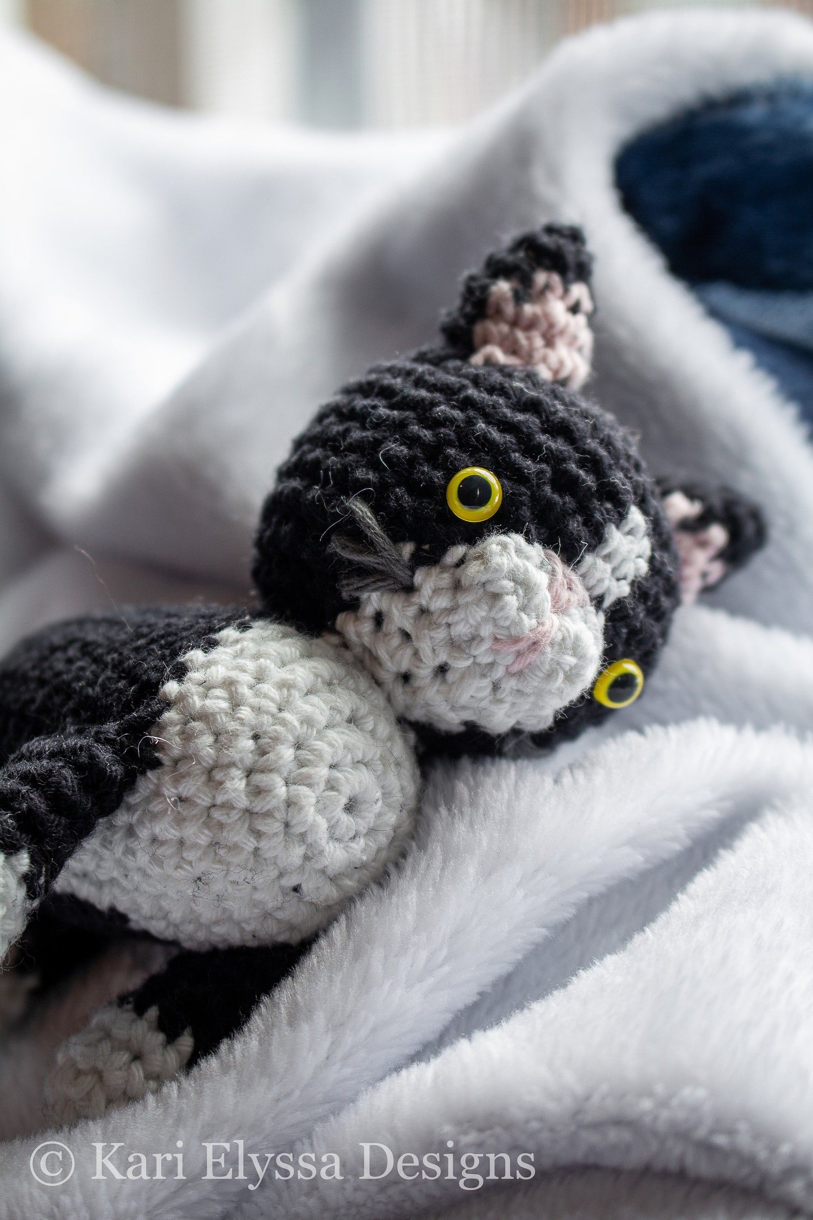 Amigurumi Tuxedo Cat 1 Crochet Pattern | PDF Pattern | Instant Download ...