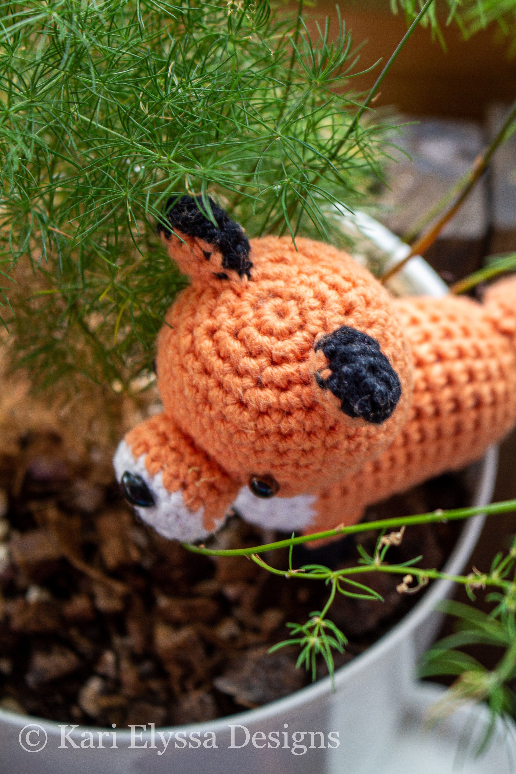 Amigurumi Red and Silver Fox Crochet Pattern | PDF Pattern | Instant ...