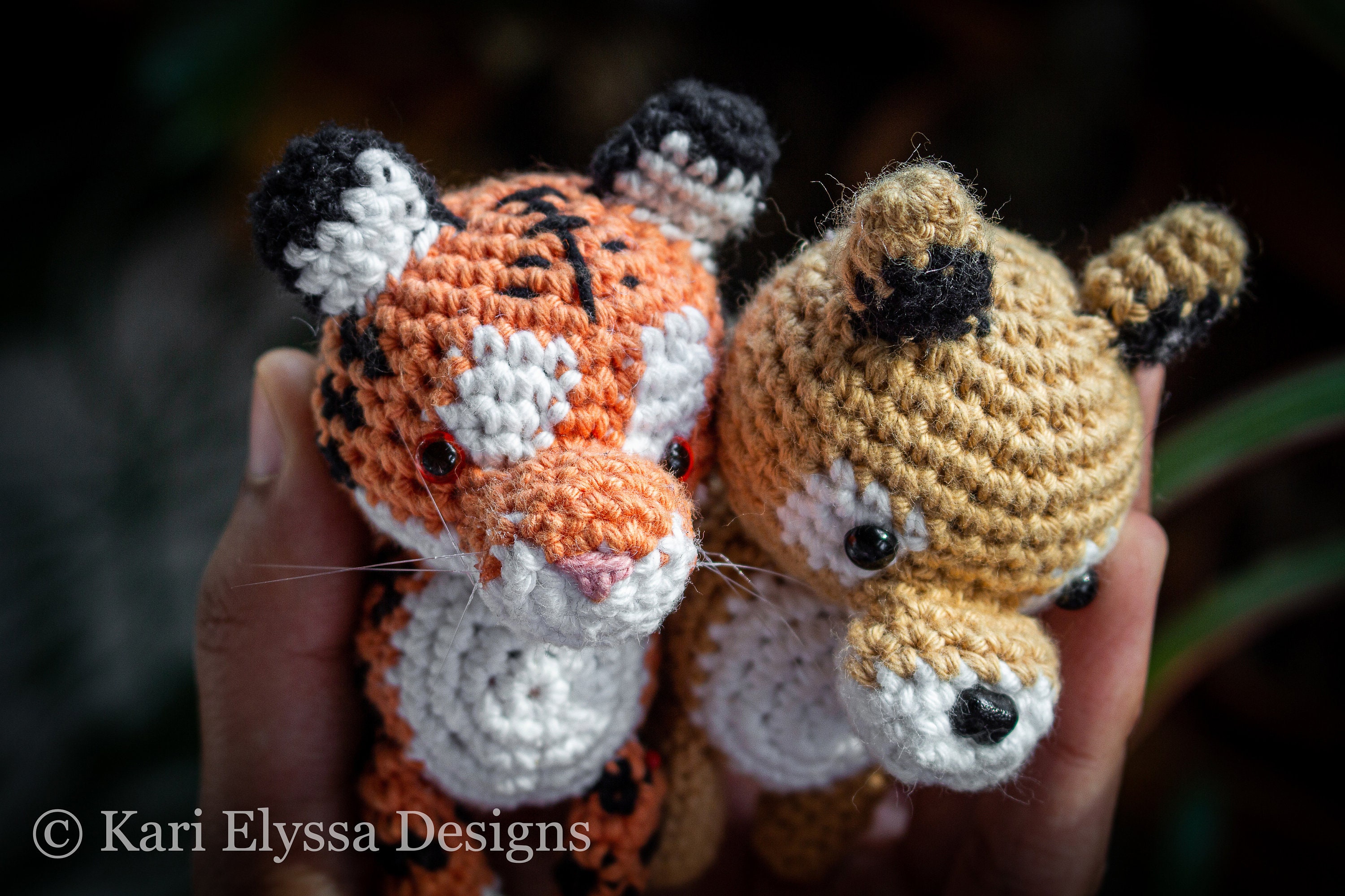 Amigurumi Tiger & Thylacine tasmanian Tiger Pattern Bundle - Etsy