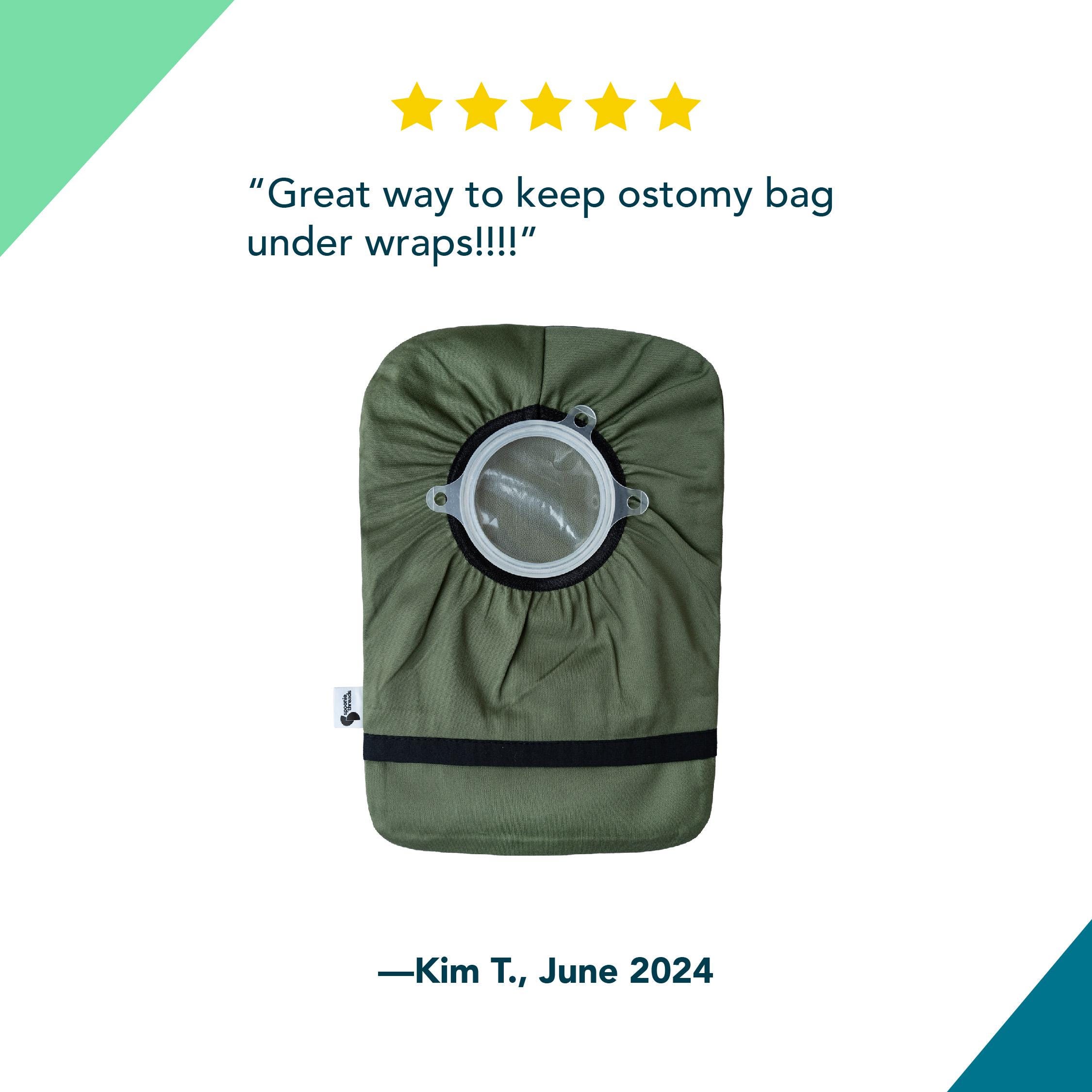 Beige Ostomy Bag Cover – Ilesotomy Colostomy Water-resistant Stoma ...