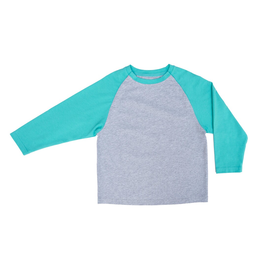 Teal Kids Raglan Chemo Port Access Tee Shirt - Etsy