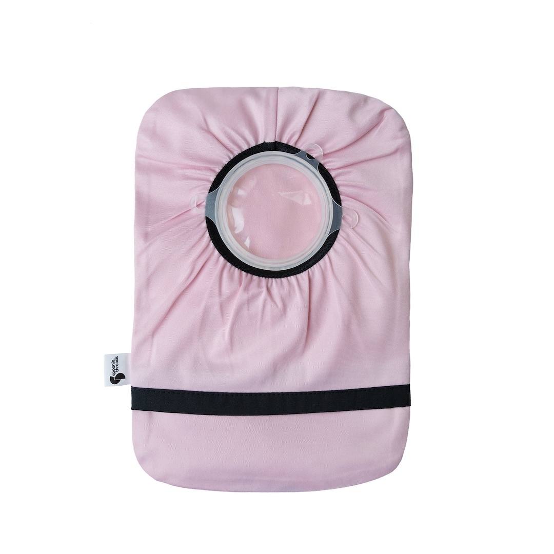 Light Pink Elastic Ostomy Bag Cover, Neutral Ilesotomy Pouch ...
