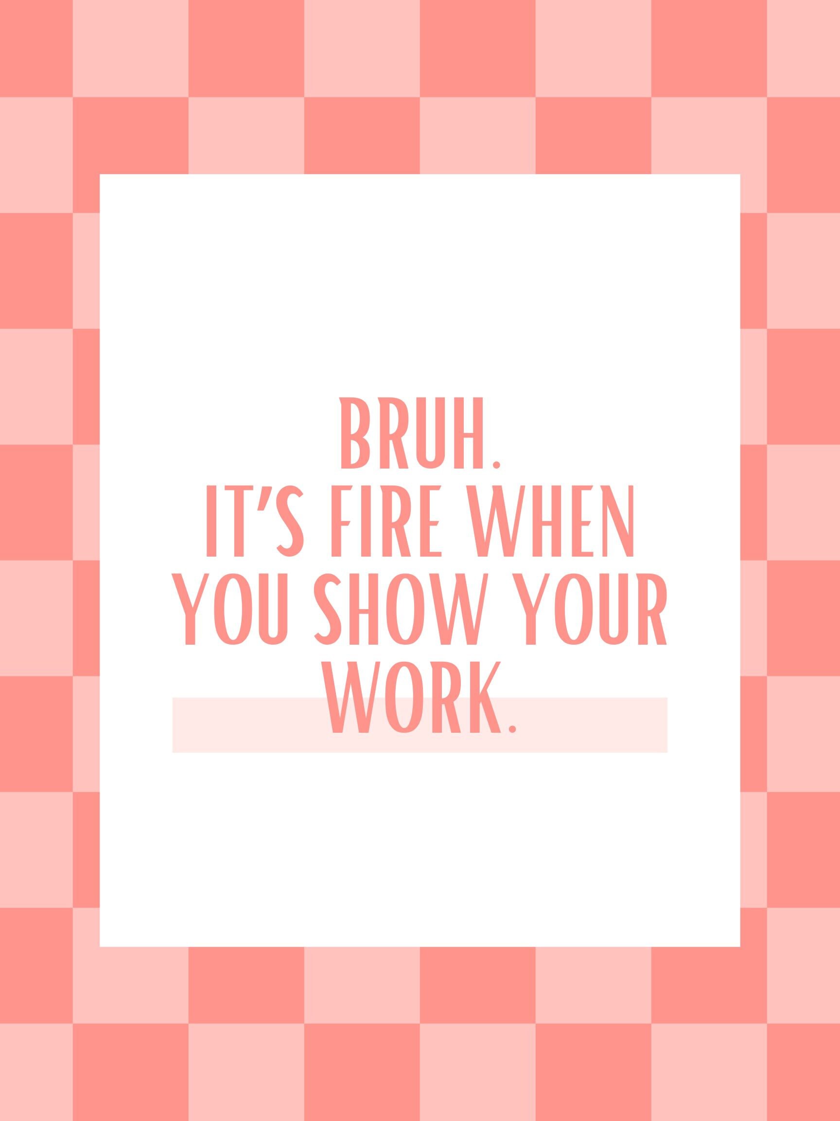 Funny Classroom Posters Gen Z Slang Set of 6 Pink Groovy Design JPEG ...