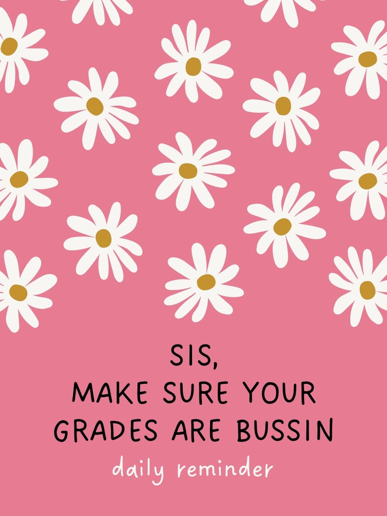 Funny Classroom Posters Gen Z Slang Set of 6 Pink Groovy Design JPEG ...