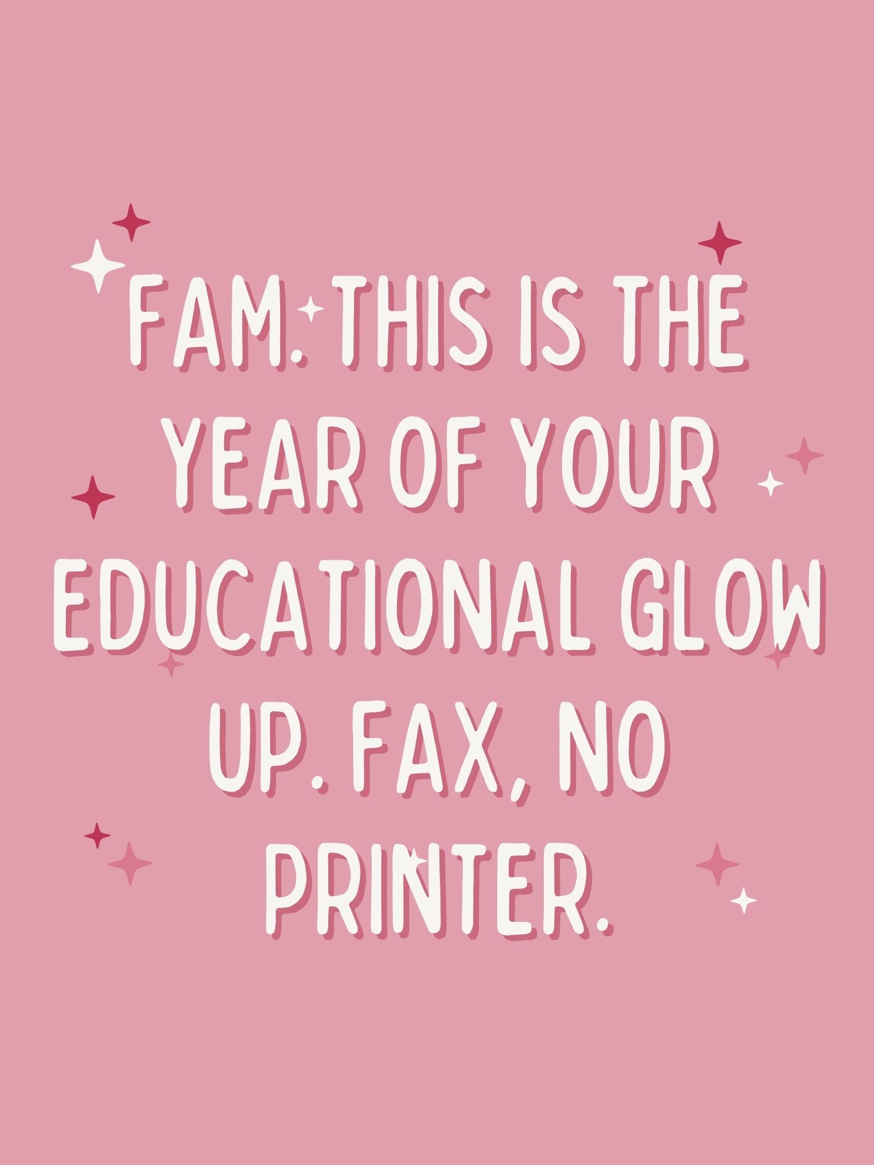 Funny Classroom Posters Gen Z Slang Set of 6 Pink Groovy Design JPEG ...