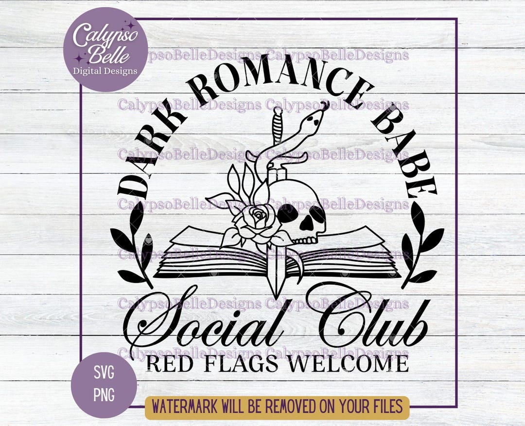 Dark Romance Book Club Svg, Book Svg, Smut Svg, Reader Svg, Bookish Svg ...