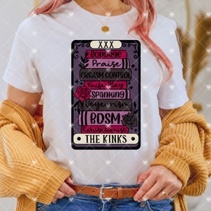 Kinky Book Tarot Card Svg / Romance Smut Book / Kinks Svg / Kinks Tarot ...