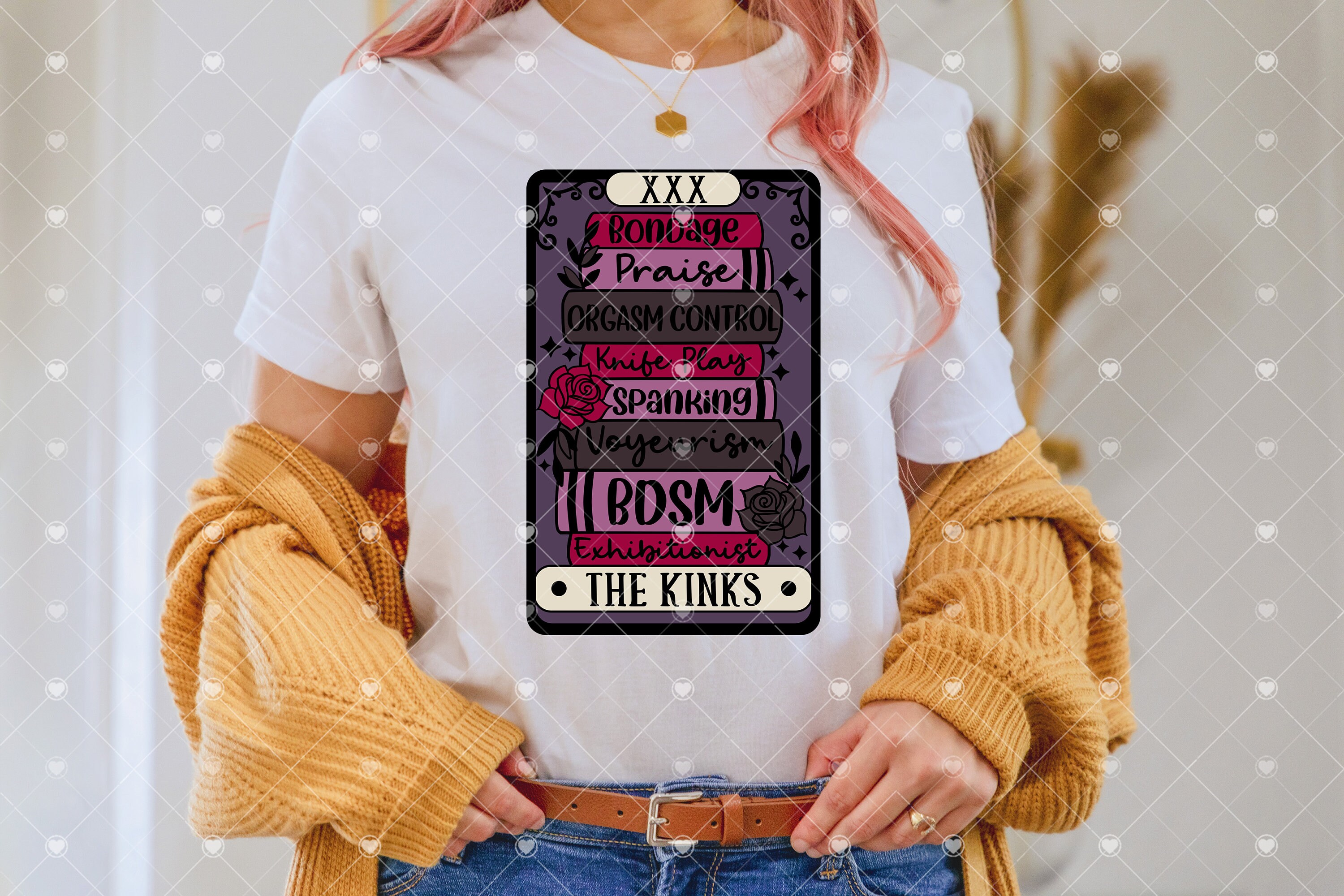 Kinky Book Tarot Card Svg / Romance Smut Book / Kinks Svg / Kinks Tarot ...