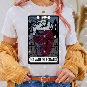 The Vampire Romance Tarot Card Svg / Romance Book Tropes Svg / Vampire ...