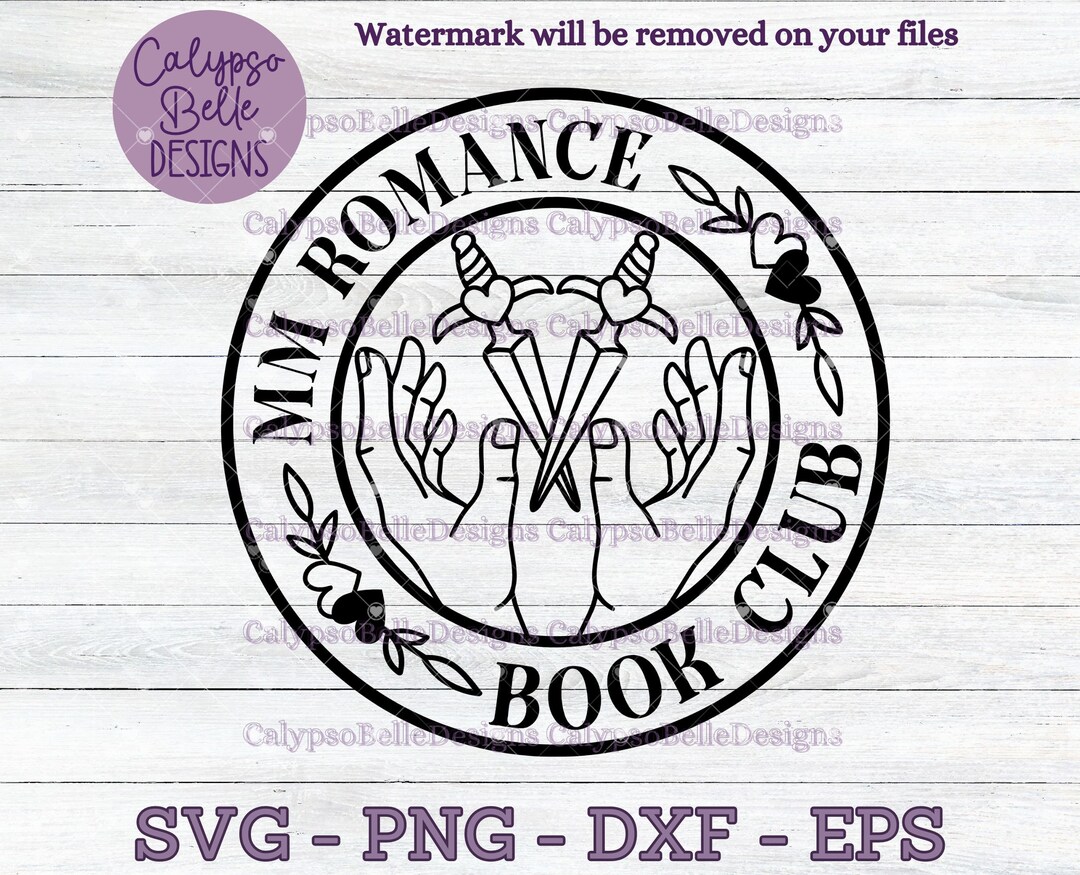 MM Romance Book Club Svg, Pride Svg, LGBTQ Romance Svg, Bookish Svg ...