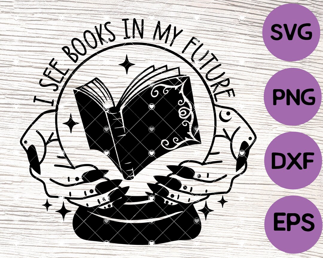 Bookish Svg / Books in My Future Svg / Spooky Book Lover Svg / - Etsy