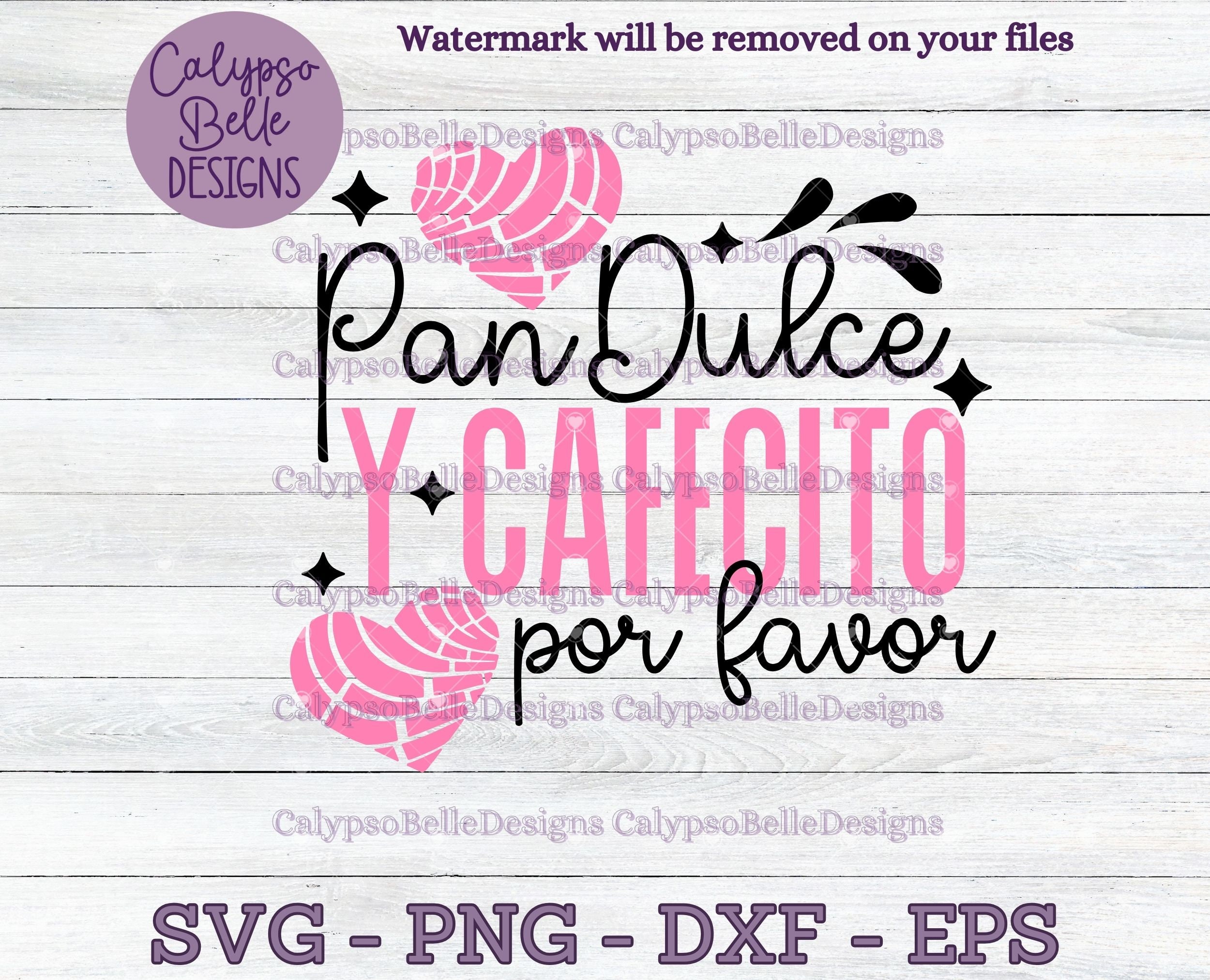 Pan Dulce Y Cafecito Svg / Concha Svg / Heart Concha Svg / Mexican ...