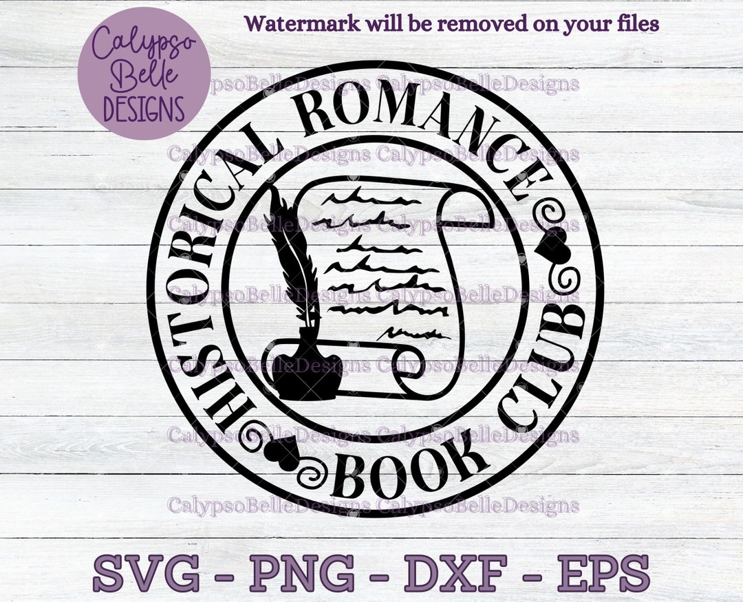 Historical Romance Book Club Svg / Romance Smut Book Svg / Smut Book ...