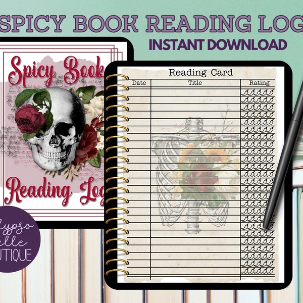 Printable Smut Reading Journal - Etsy