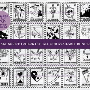 Fated Mates Trope, Book Svg, Reading Svg, Bookish Trope Stamps Svg ...