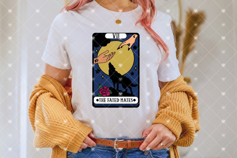 The Fated Mates Tarot Card Svg / Romance Book Tropes Svg / - Etsy