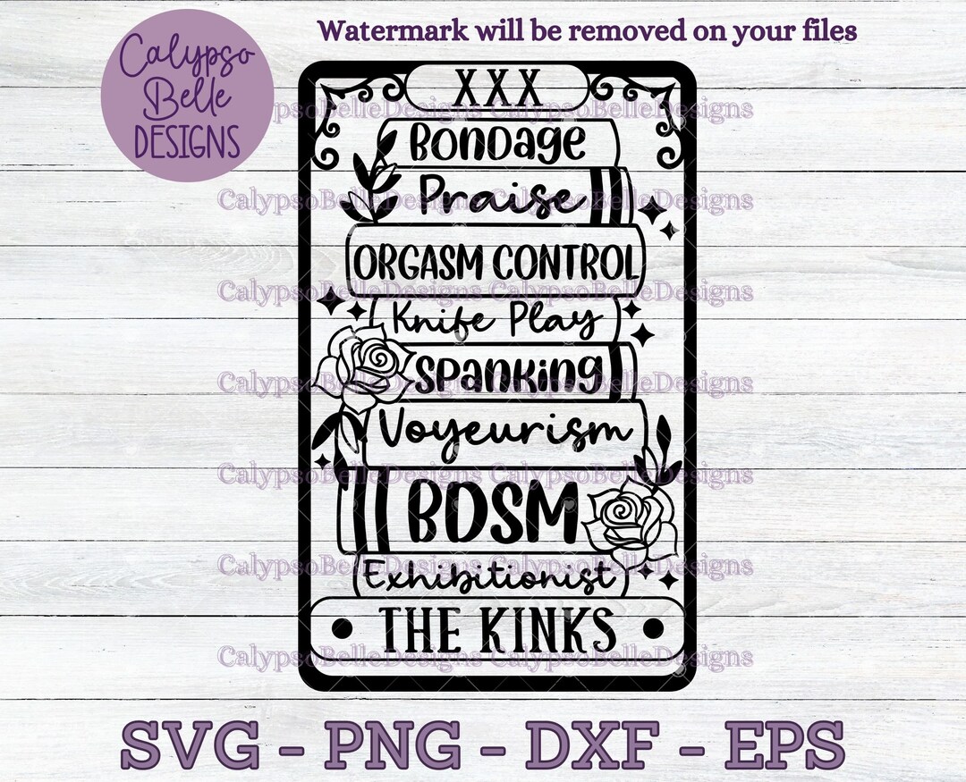 Kinky Book Tarot Card Svg Romance Smut Book Kinks Svg Kinks Tarot Card Svg Kinky Spicy