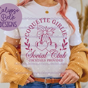 Coquette Girlie Social Club Png, Social Club Svg, Coquette Svg, Trendy ...